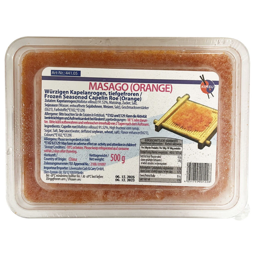 MASAGO orange (KIMBU), 20 x 500g – Löwenzahn Cash & Carry GmbH – Online ...